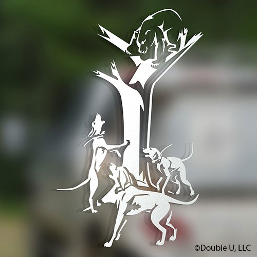Bear Hunting Decals | Hunting Dogs & Bear Stickers | Double U Hunting ...