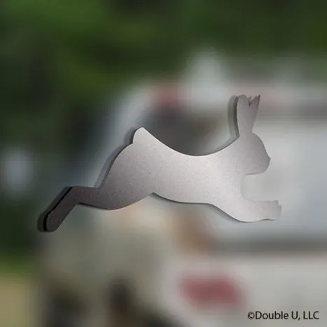 running hare silhouette